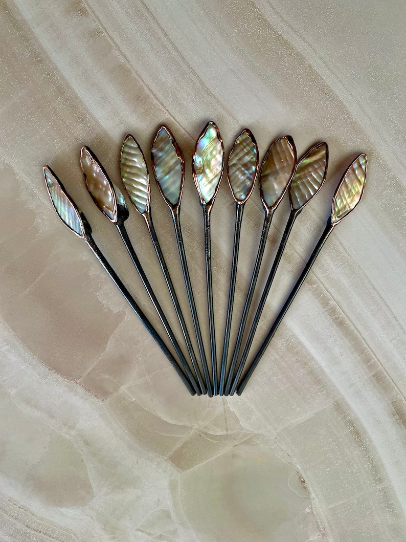 South African Abalone Hair Stick Hair Pin Copper Hair | Etsy