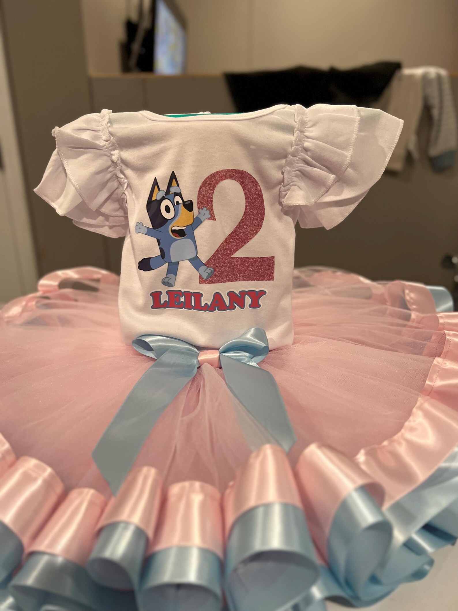 Outfit Birthday,bluey Shirt and Tutu,cute Bluey,tutu Set Bluey - Etsy