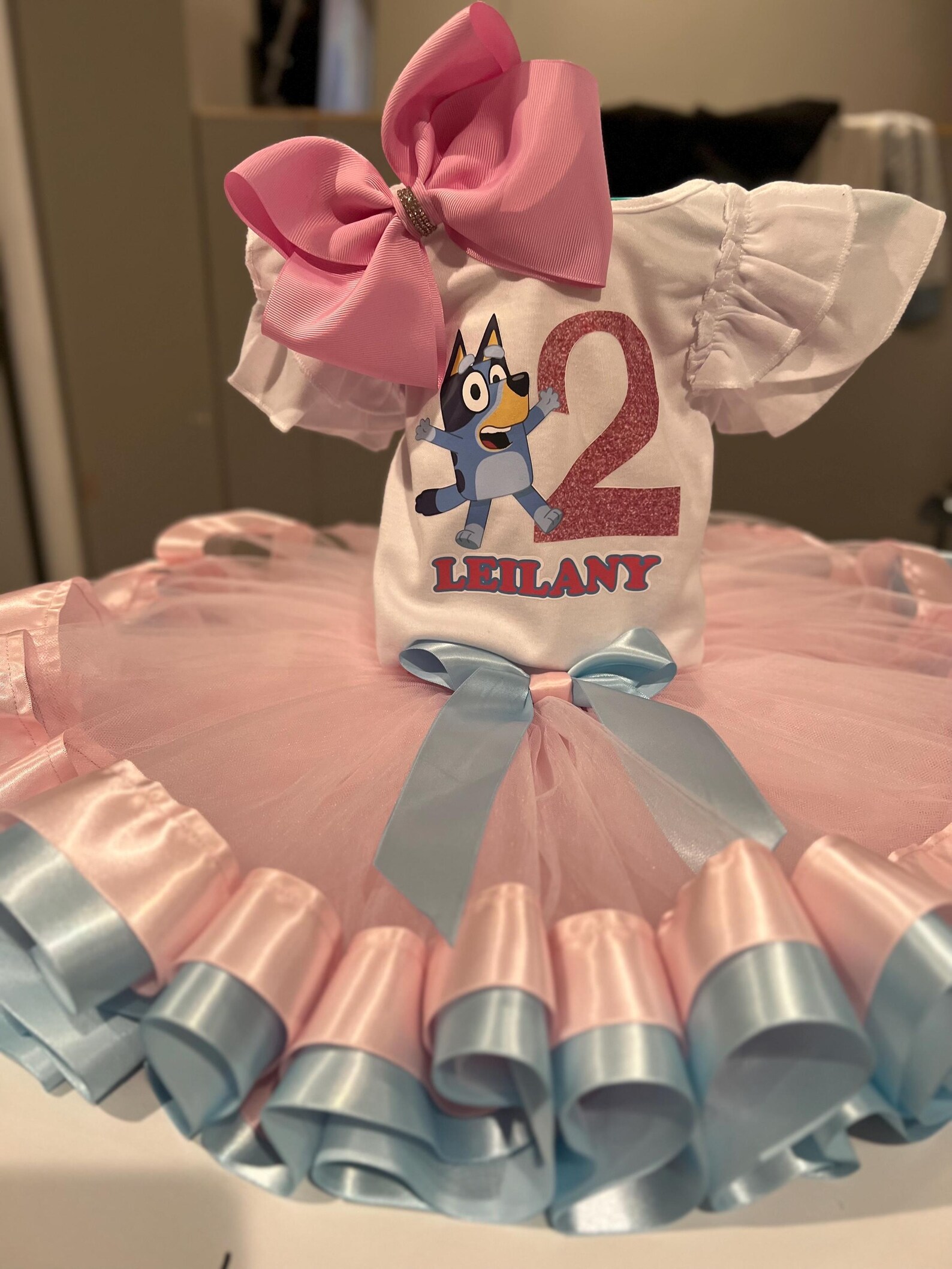 Outfit Birthday,bluey Shirt and Tutu,cute Bluey,tutu Set Bluey - Etsy