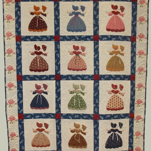 Sunbonnet Sue and Overall Sam Quilt Pattern Vintage 5 Patterns - Etsy
