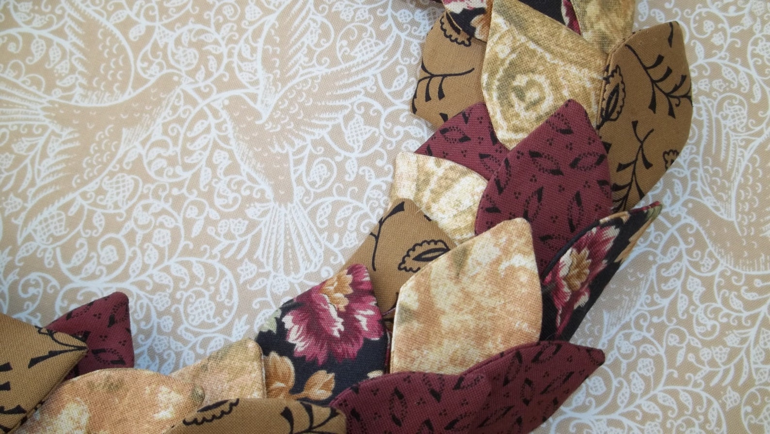 Leaf Wreath Pattern - Etsy