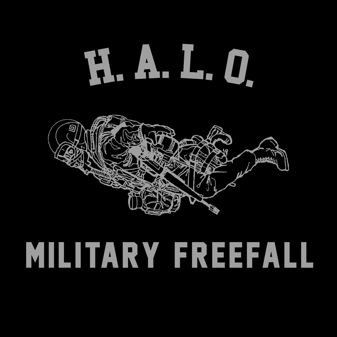 HALO Military Freefall T-shirt - Etsy