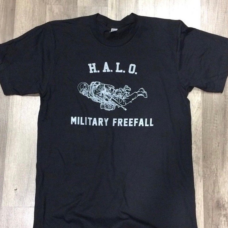 HALO Military Freefall T-shirt - Etsy