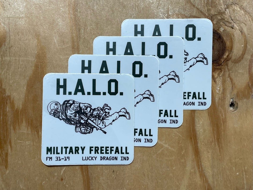 4 HALO Decals - Etsy