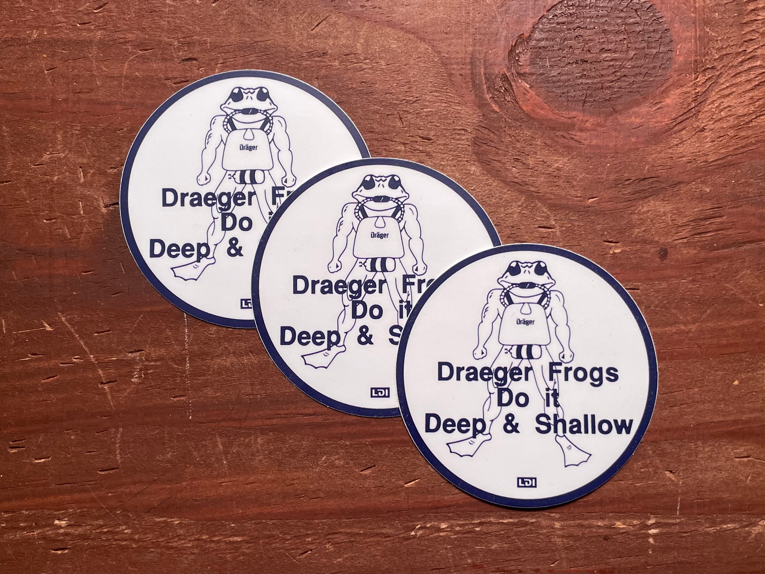 Draeger Frog Decal Trio Set - Etsy