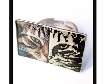 Cat ring | Etsy