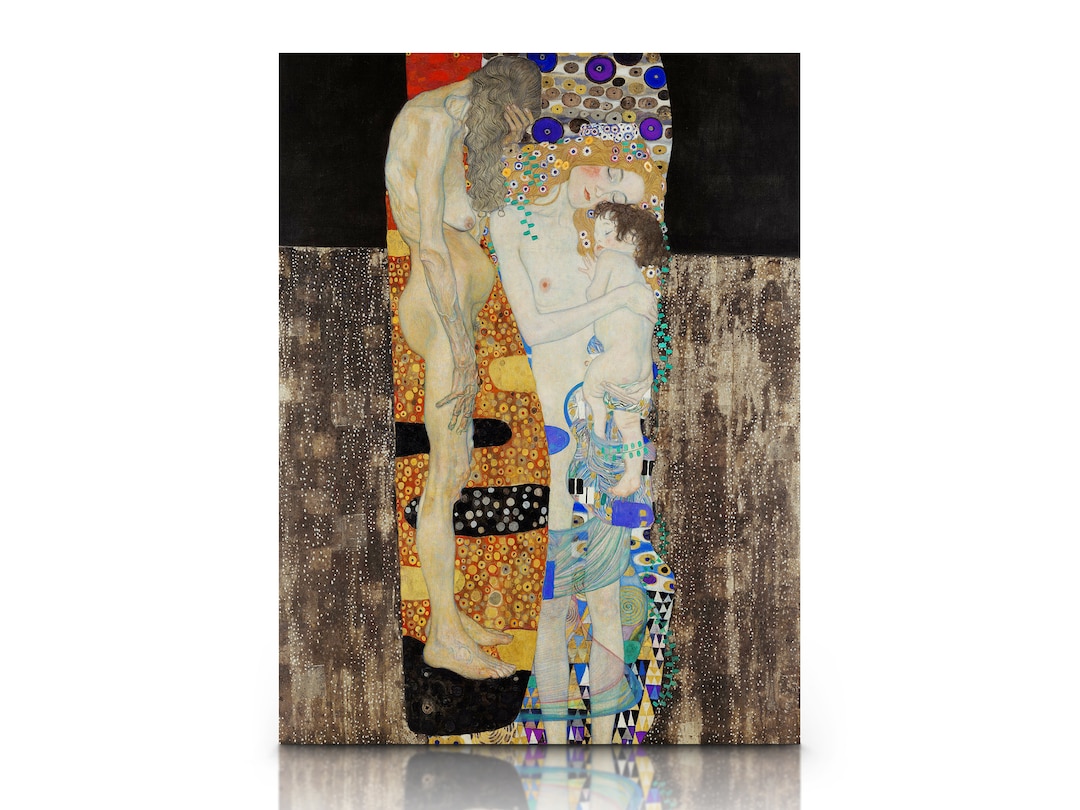 The Three Ages of Woman by Gustav Klimt Giclee Print. Instant - Etsy