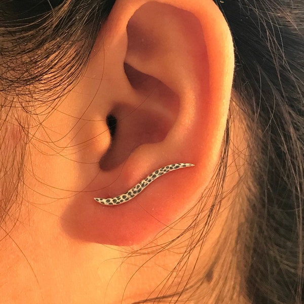 Curved Ear Cuff - Etsy