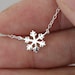 Sterling Silver Snowflake Bracelet, Earrings Necklace Snowflake Charm ...