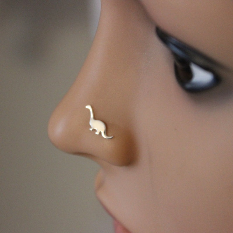 Stud Nose Ring - Etsy
