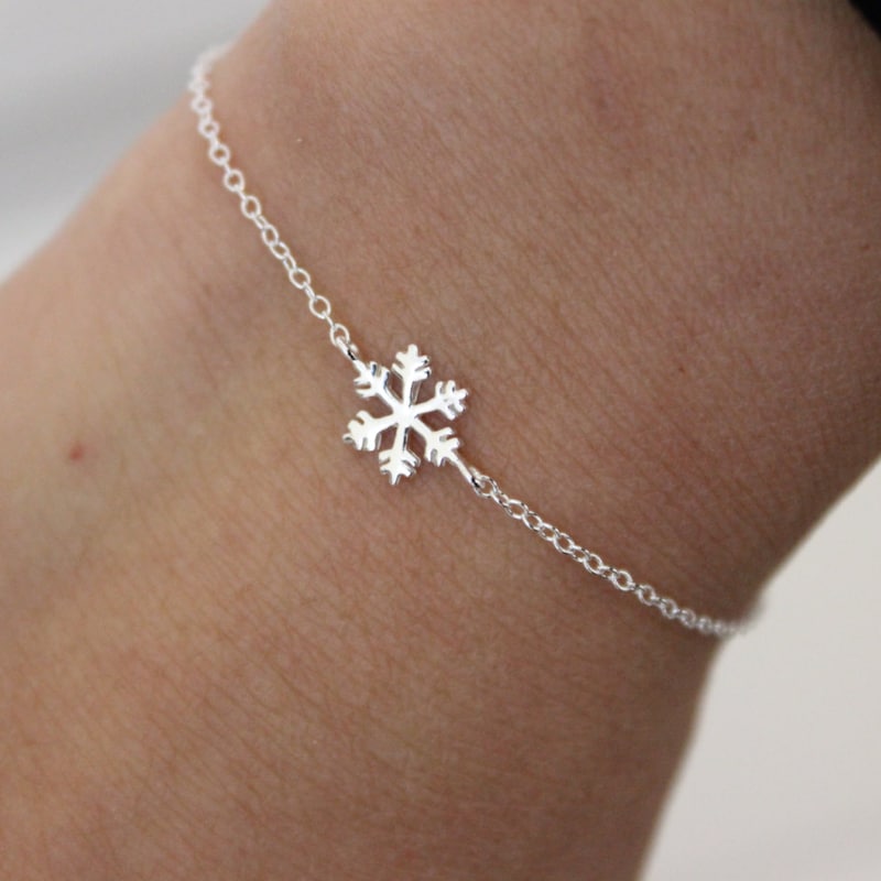 Snowflake Bracelet - Etsy