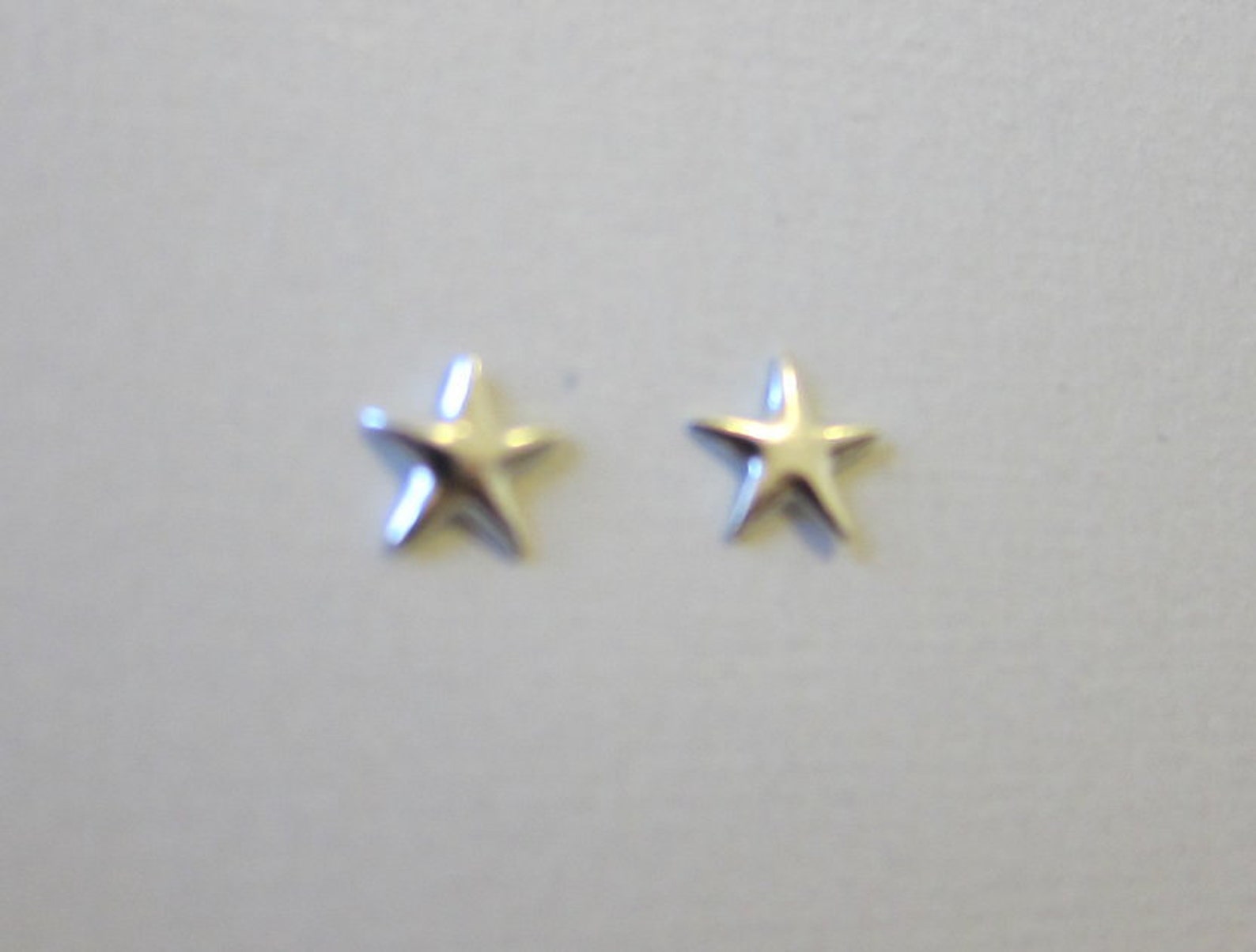 Tiny Sterling Silver Star Stud Earrings Star Earrings. - Etsy