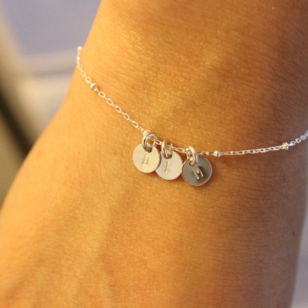 Initial Bracelet - Etsy
