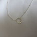 Sterling Silver Infinity Necklace, Karma Necklace, Circle Necklace ...