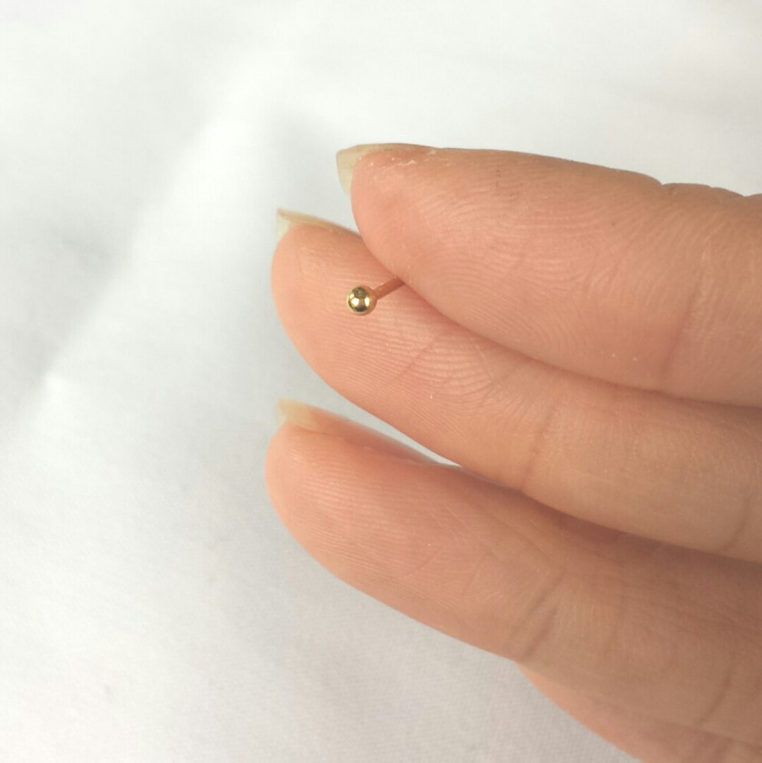 Extra Tiny Ball Cartilage Earring, Ball Stud Earring, Tragus Earring ...
