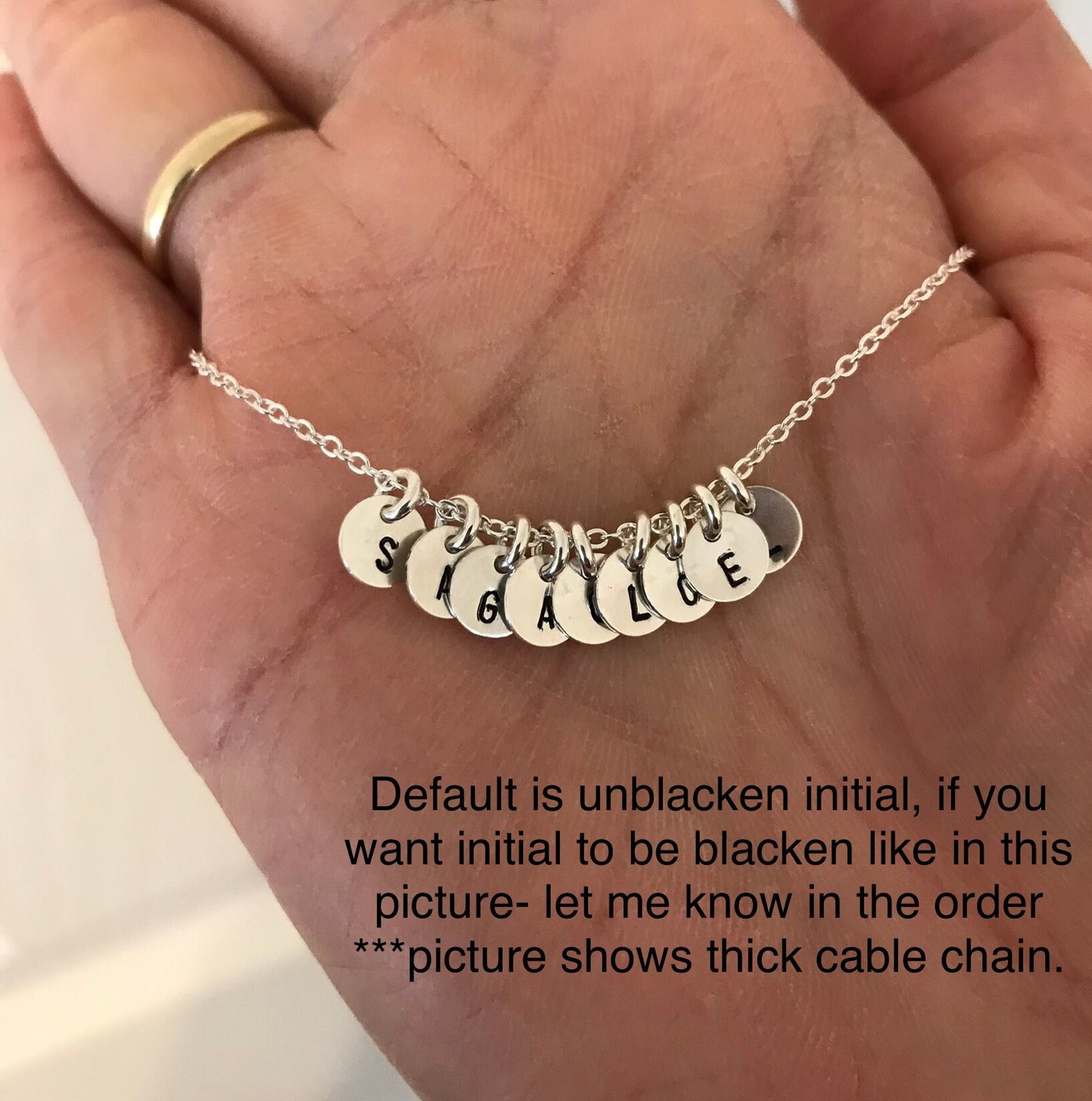 Sideways Cross Initial Necklace Tiny Initial Personalize - Etsy