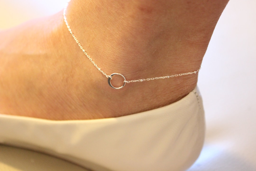 Personalized Sterling Silver Anklet, Initial Anklet, Sister Gift ...