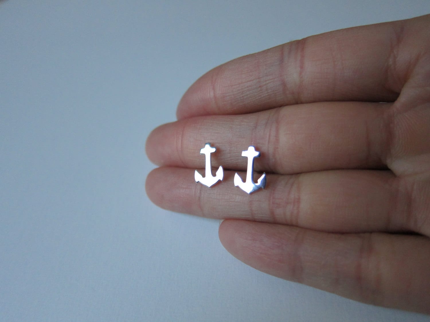 Sterling Silver Anchor, Nautical Jewelry. - Etsy
