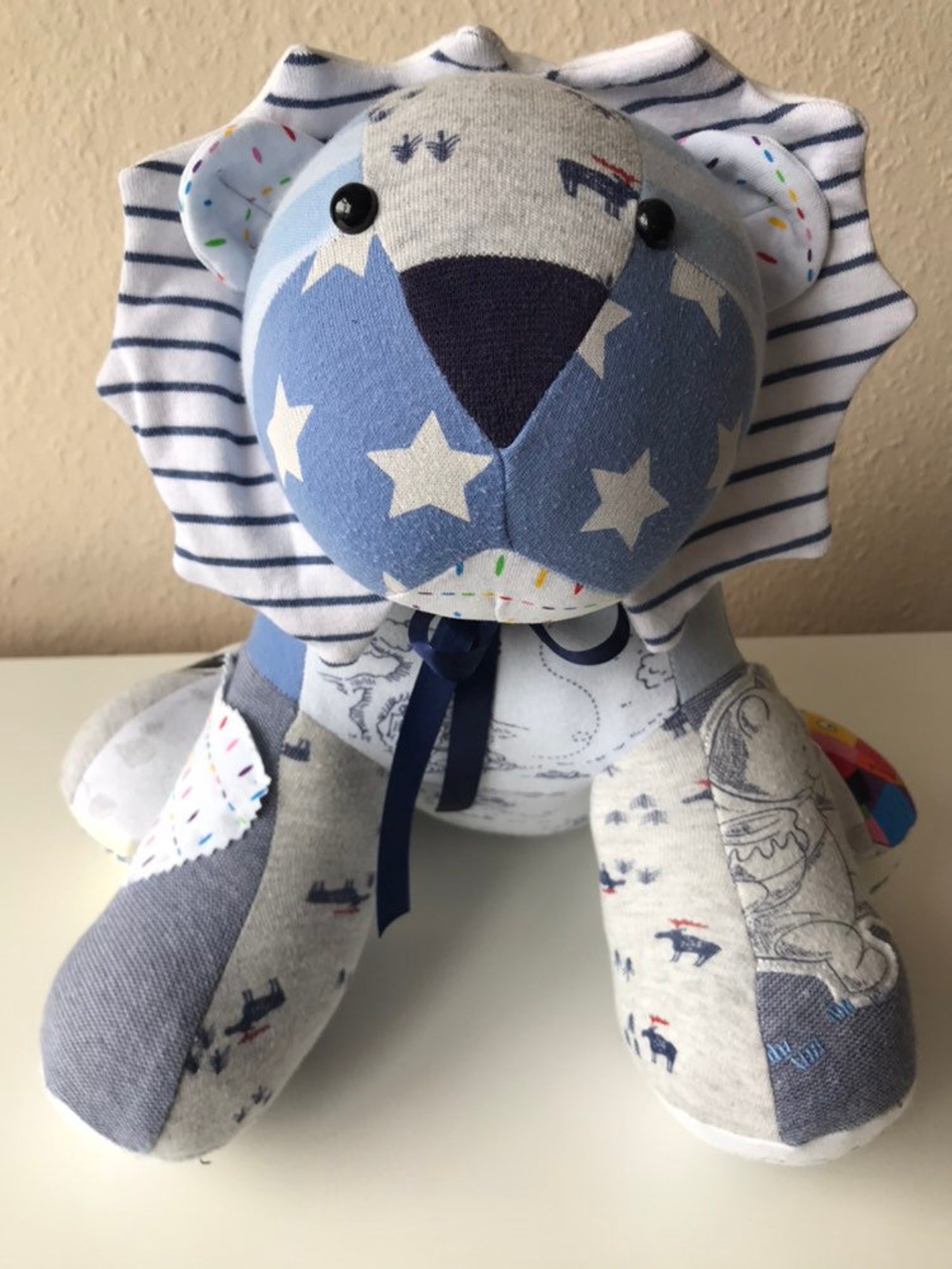 Keepsake Memory Lion From Your Baby Clothes - Etsy