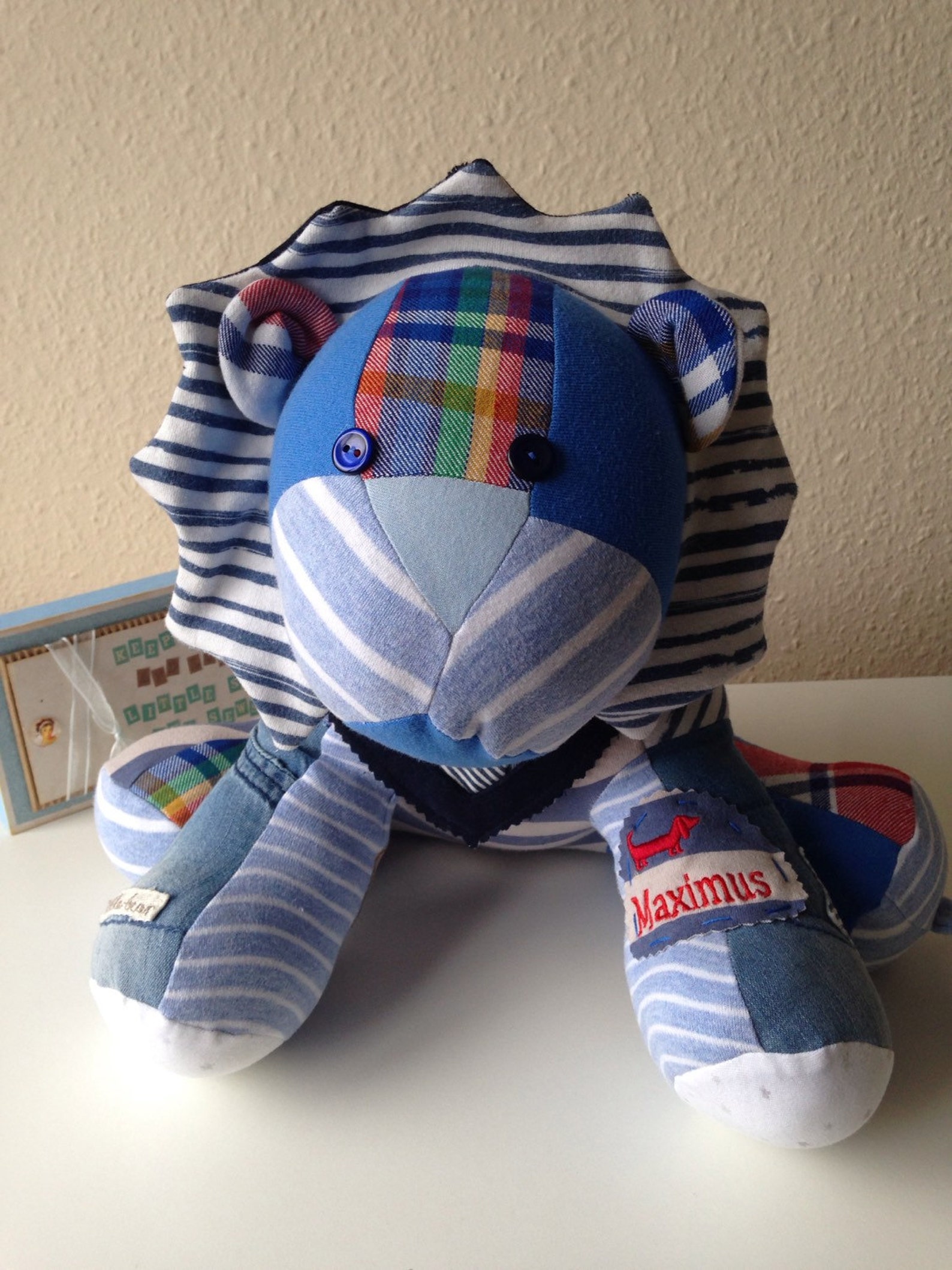 Keepsake Memory Lion From Your Baby Clothes - Etsy