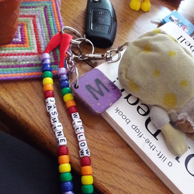 Dance Bead Keychains - Etsy UK