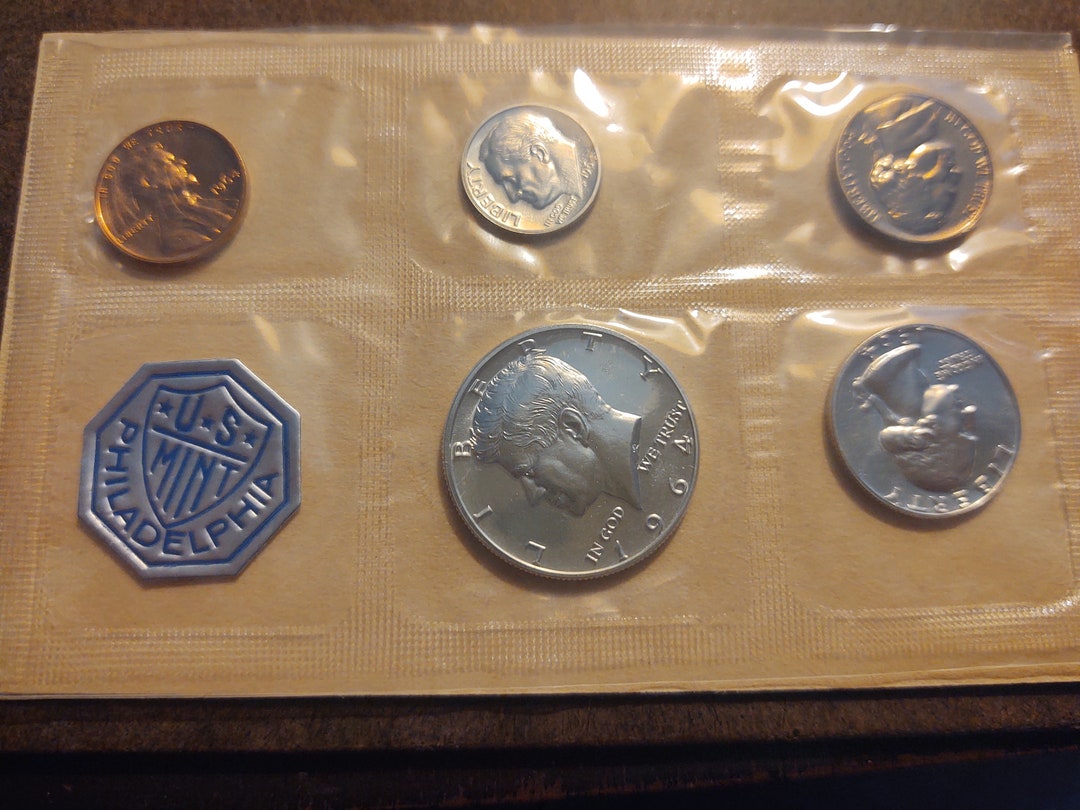 Vintage 1964 United States Treasury Department Philadelphia Mint ...