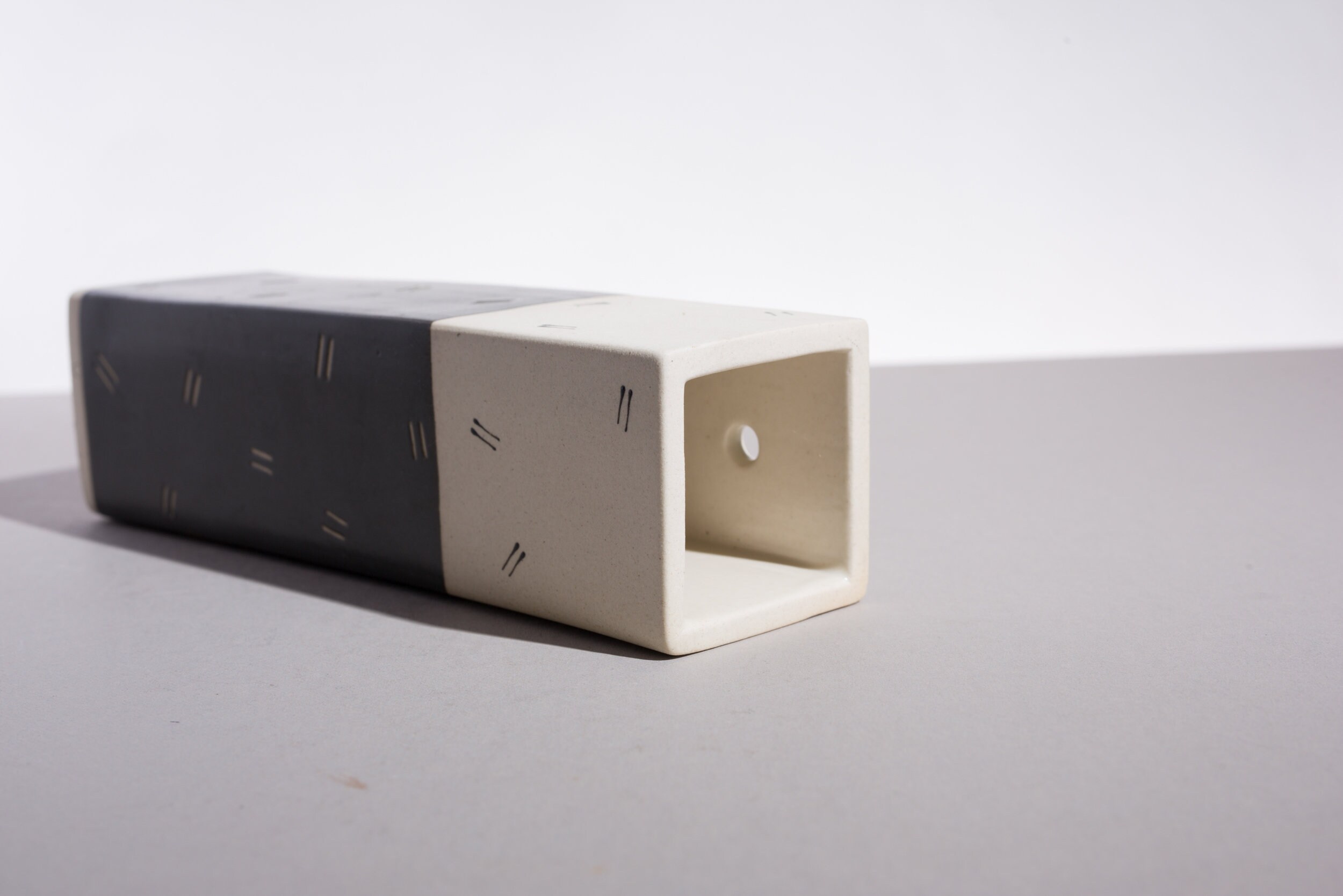 Pat Seaborn Wall Slab Vase California USA 80s - Etsy