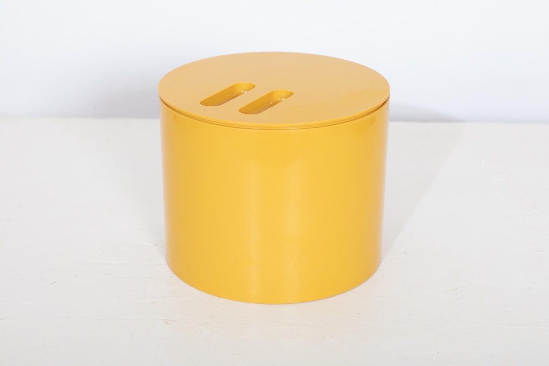 Eva Ice Bucket by Jorge Zalszupin Yellow, C. 1970 Plastic Brazil - Etsy