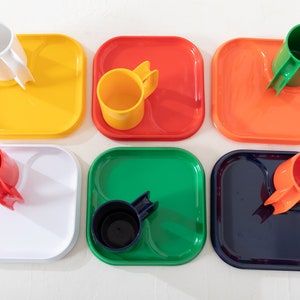 Melamine Snack Trays and Cups 12 Pieces - Etsy