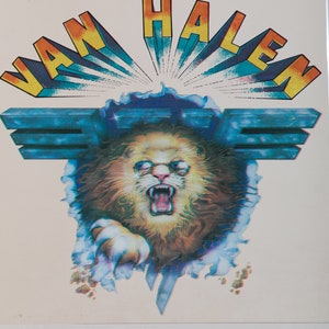 Van Halen Carnival Mirror Lion Head 12 X 12 - Etsy