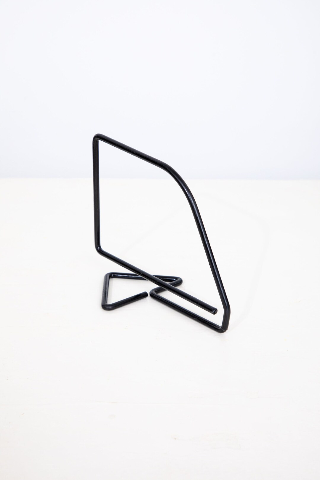 Vintage Black Wire Bookend Shelf Mount - Etsy