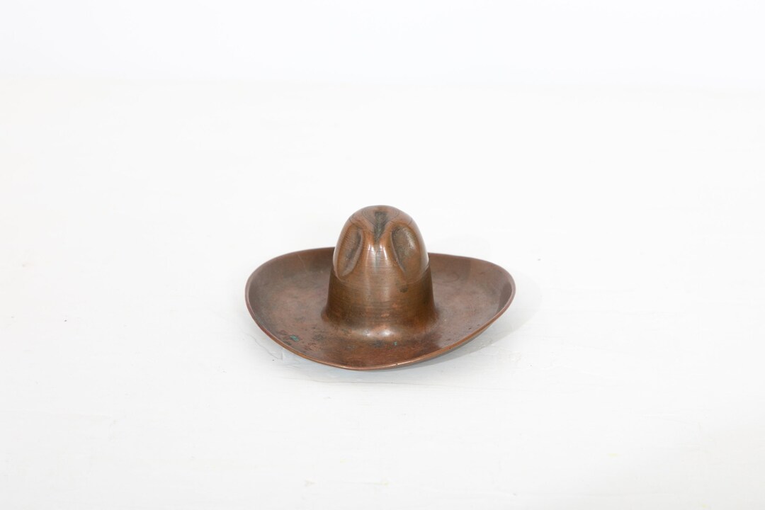Copper Cowboy Hat Ash Tray - Etsy