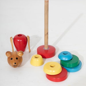 Stacking Bear Toy Brio Sweden - Etsy