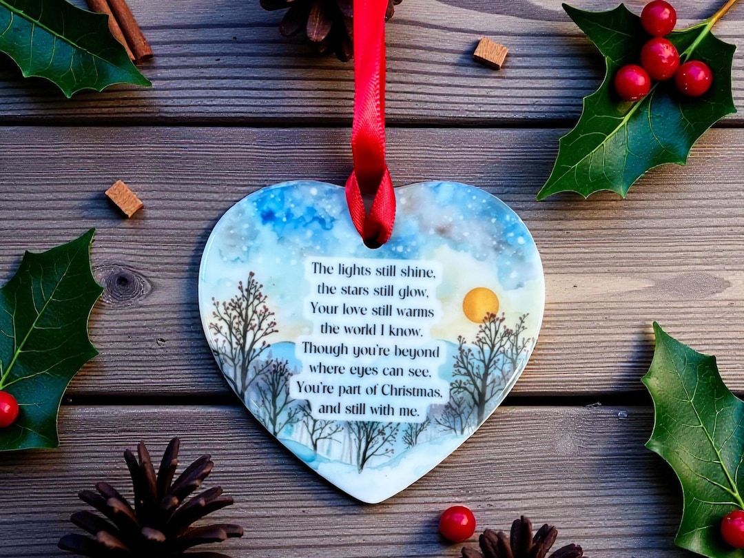 You're Part of Christmas Poem Remembrance Memorial Loss Christmas Tree ...