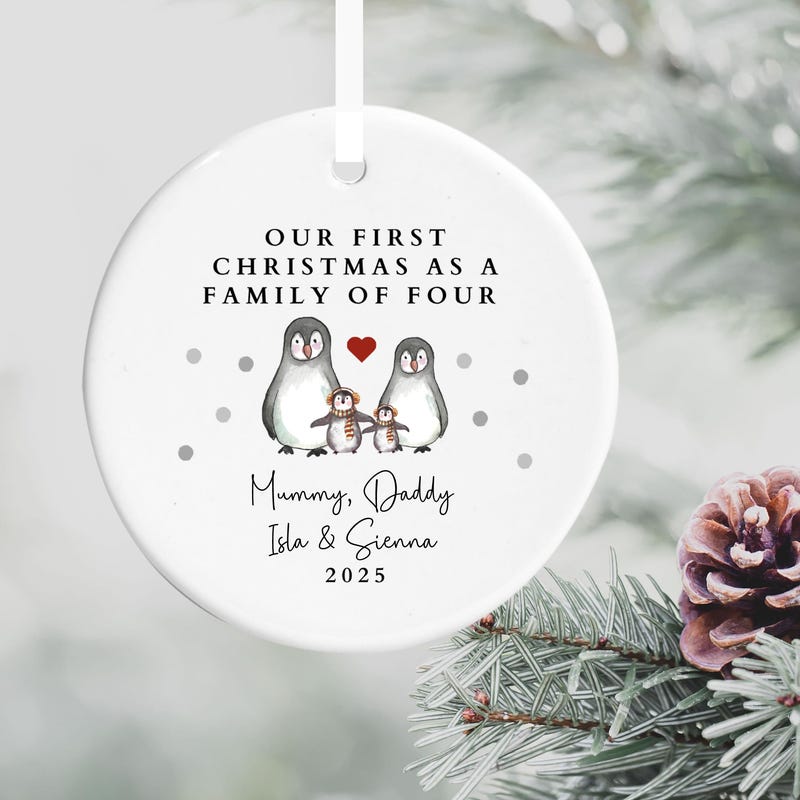 Our Family 2025 Ornament - Etsy UK