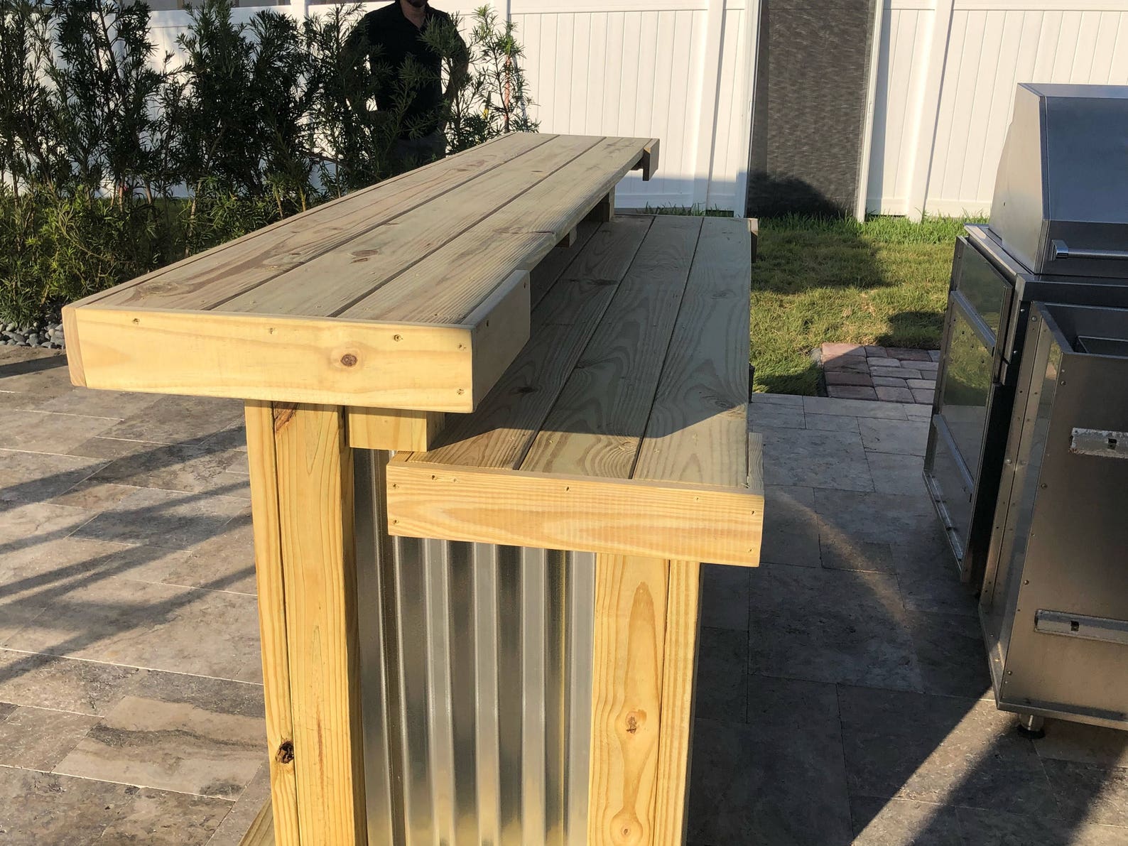 Kitchen Metal Straight Outdoor Rustic Bar - Etsy