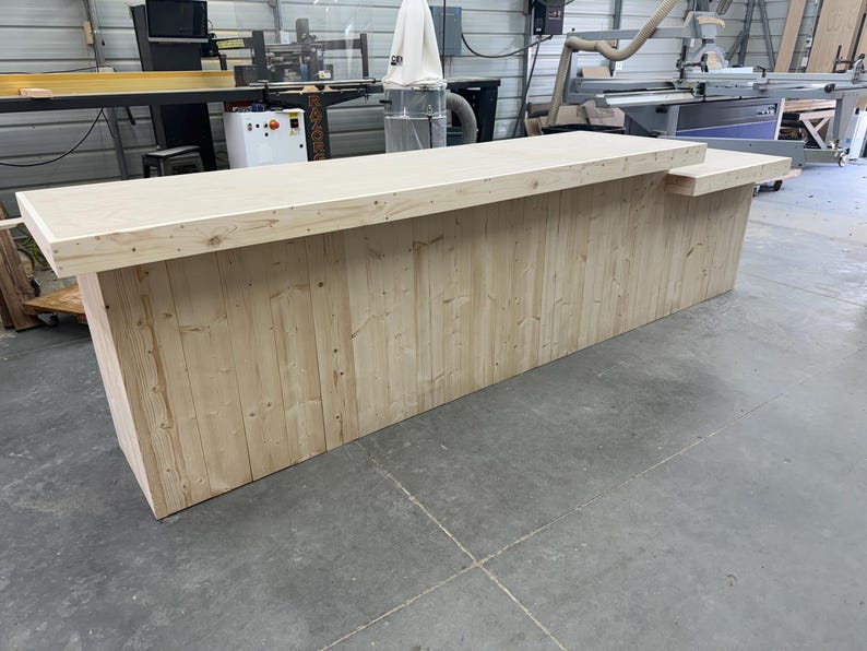 Fairview Large Sales Counter - Unfinished With ADA Drop - Etsy