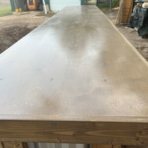 Retail Counter Metal Straight Large Finished – Solid Wood & Metal ...