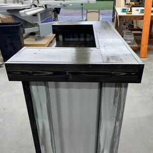 Metal Mobile Hostess Stand With 3 Shelves - Etsy