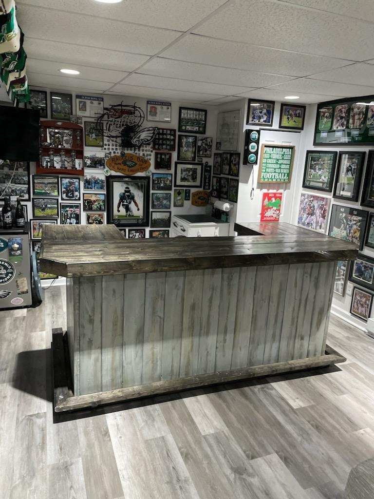 Mini Mega Wood U Finished - Rustic style bar