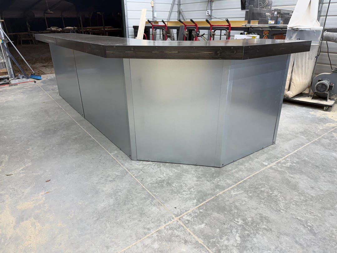 16 X 8 Flat Steel L Shape Angled Home - Etsy