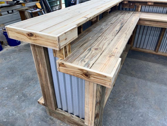 Corrugated Metal Home Bar Right Kitchen Metal L Outdoor Home Bar – L