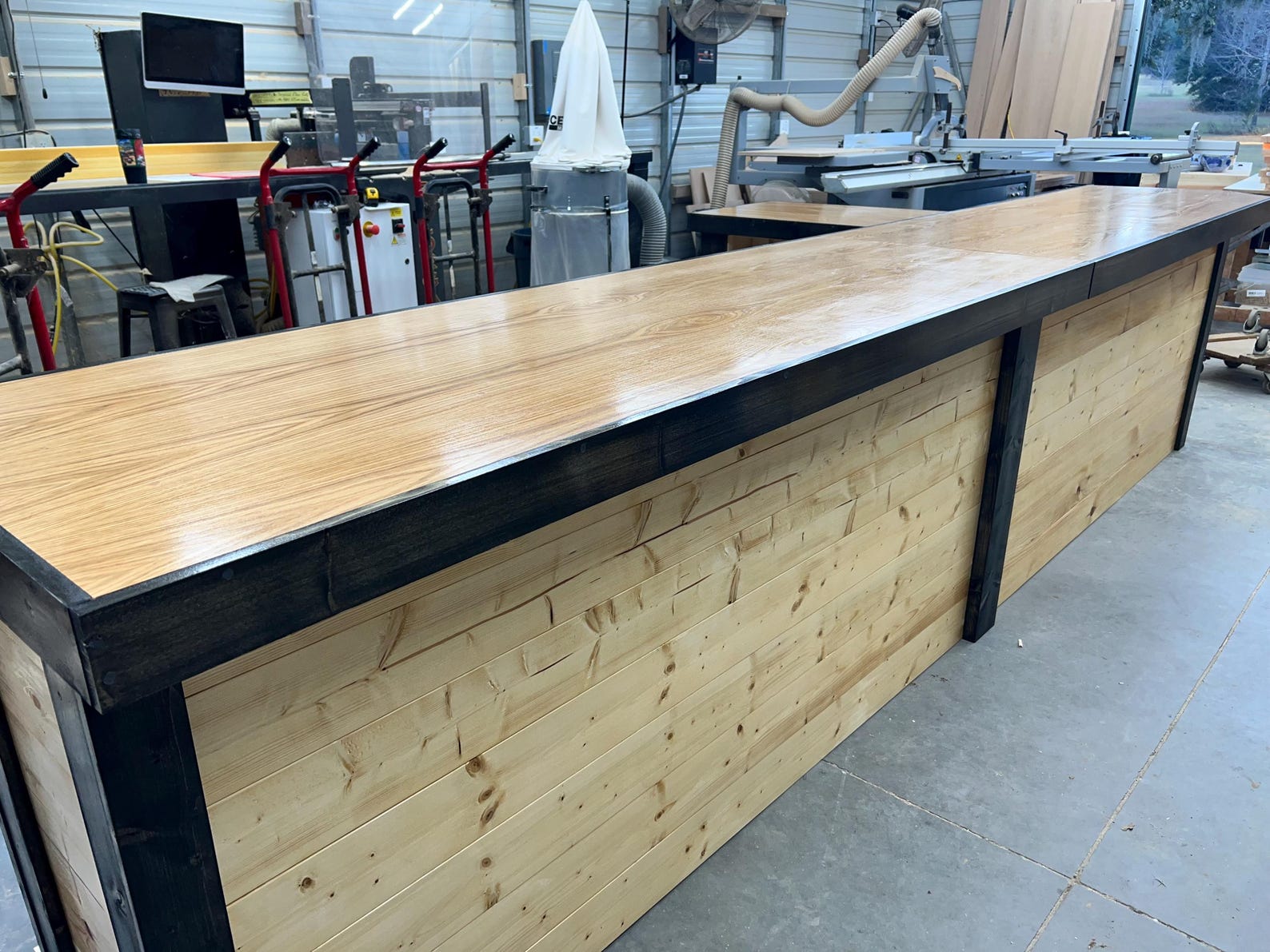Handmade Smooth Top L-shape Retail Counter With ADA Drop - Etsy