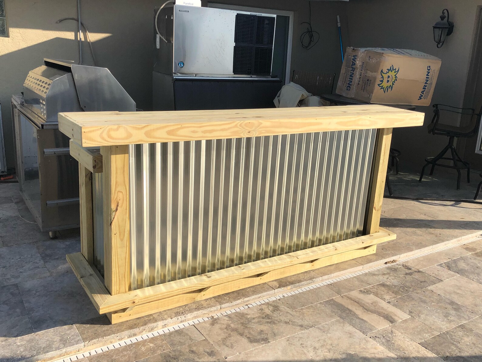 Kitchen Metal Straight Outdoor Rustic Bar - Etsy