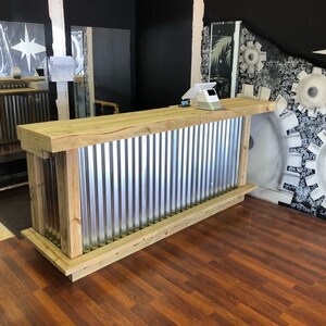 Kitchen Metal Straight Outdoor Rustic Bar - Etsy