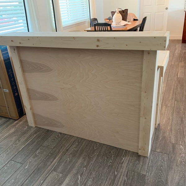 Modern Reception Desk - Etsy