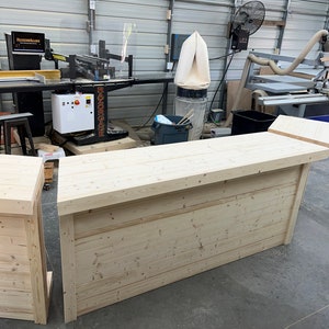 Angle Indoor Home Bar – Unfinished - Etsy