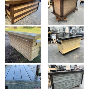 Angle Covered Patio Home Bar - Etsy