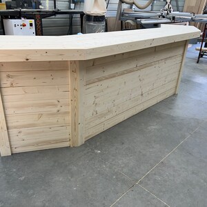 Angle Indoor Home Bar – Unfinished - Etsy
