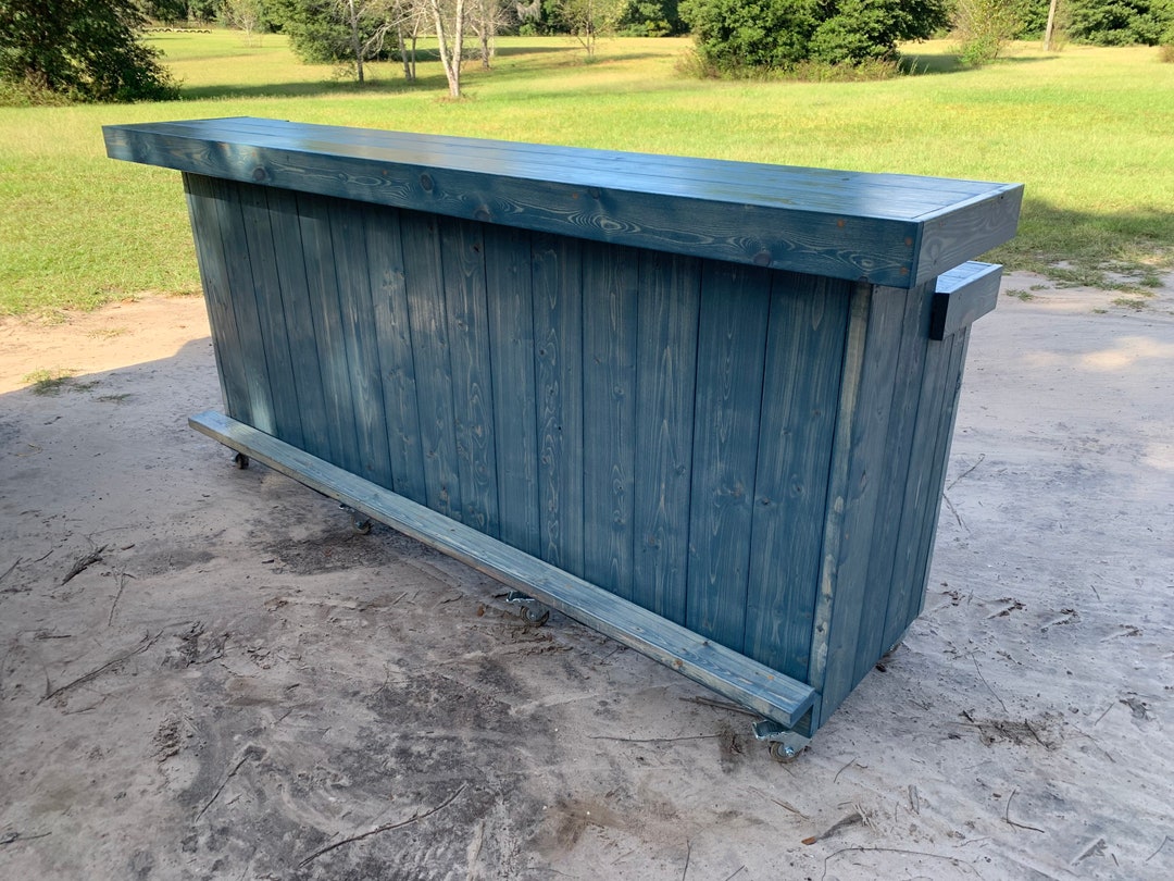 Kitchen Straight Finished Solid Wood Bar - Etsy